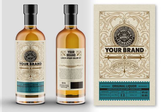 Spirit Bottle Templates – Browse 148 Stock Photos, Vectors, and Video ...