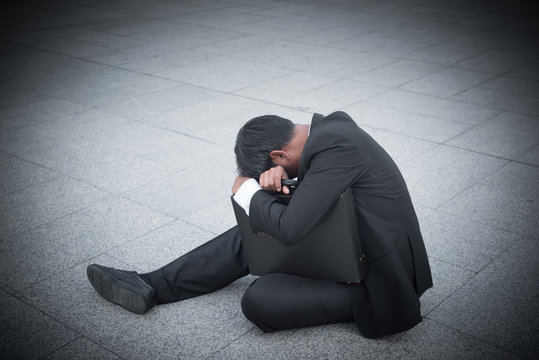 Sad Unemployed People