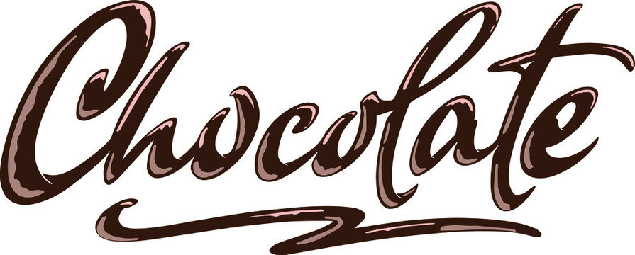 Chocolate Word Art
