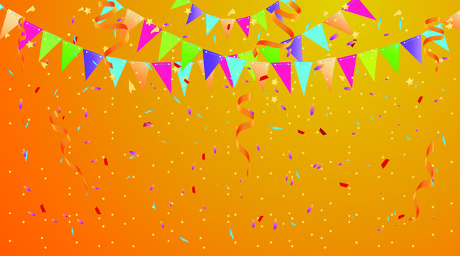 Fiesta Background Banderitas