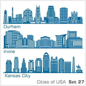 Durham Skyline Svg