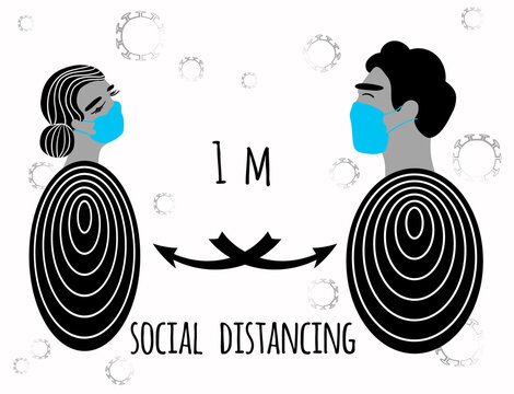 Social Distancing 1 Meter Vector Images – Browse 2,718 Stock Photos ...