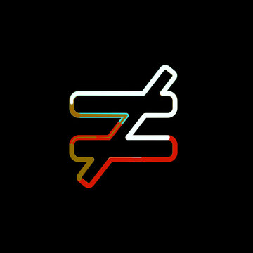 Blue Does Not Equal Sign