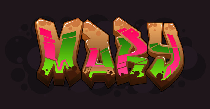 The Name Maria In Graffiti