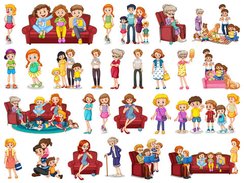 Family Clip Art Images – Browse 177,304 Stock Photos, Vectors, and ...