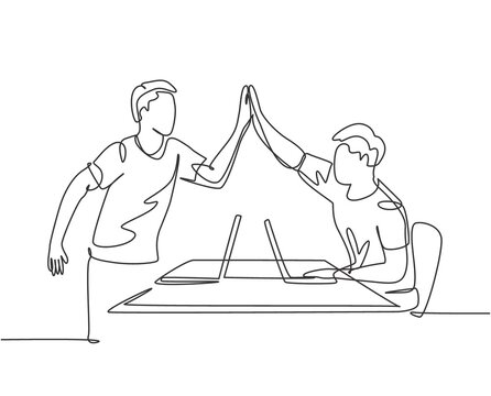 High Five Drawing Images – Browse 4,879 Stock Photos, Vectors, and ...