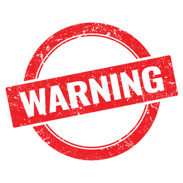 Transparent Warning Stamp