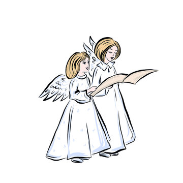 Choir Of Angels Clipart