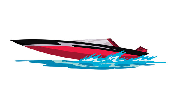 Speed Boat Cartoon