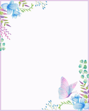 Butterfly Border Templates Printable