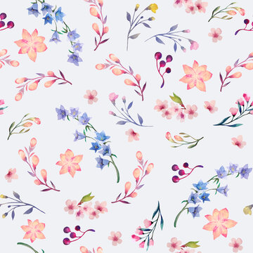 Repeating Floral Background