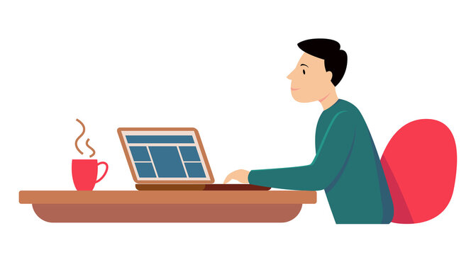 Young Adults Working Vector Icon Images – Browse 8,676 Stock Photos ...