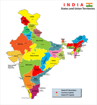India Map States And Capitals List Pdf Infoupdate