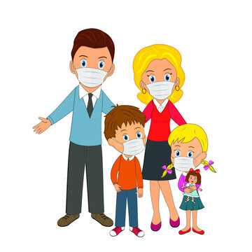 Cartoon Kid Wearing Mask Images – Browse 7,055 Stock Photos, Vectors ...