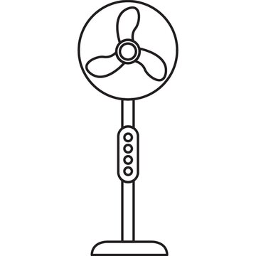 Stand Fan Clipart