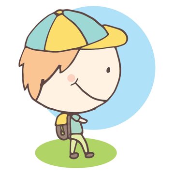 Cartoon Boy Wearing A Cap Images – Browse 2,220 Stock Photos, Vectors ...