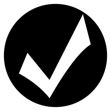 Black Tick Icon