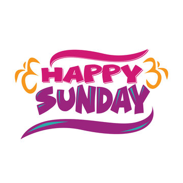 Happy Sunday Glitter