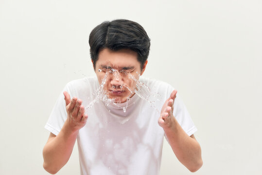 Guy Spraying Face Images – Browse 2,155 Stock Photos, Vectors, and ...