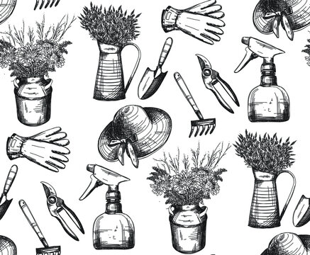 Garden Tools Line Drawing Images – Browse 35,411 Stock Photos, Vectors ...