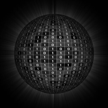 Binary Sphere Black And White Icons Images – Browse 200 Stock Photos ...