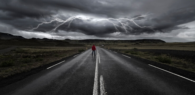 Dark Scary Road