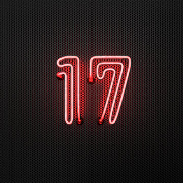 Neon Number 17 Images – Browse 431 Stock Photos, Vectors, and Video ...