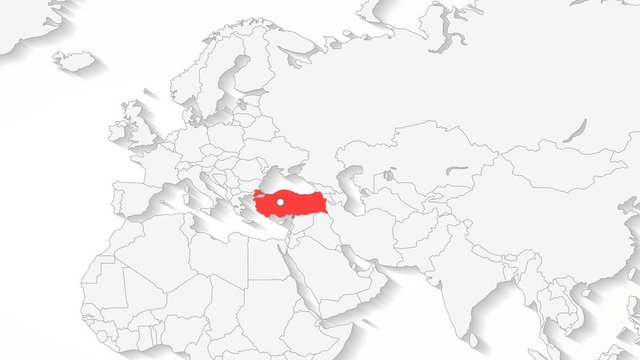 turkey geographical map