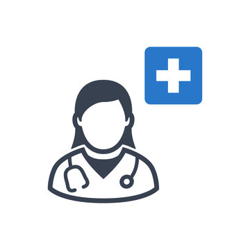 Female Doctor Icon Images – Browse 91,062 Stock Photos, Vectors, and ...