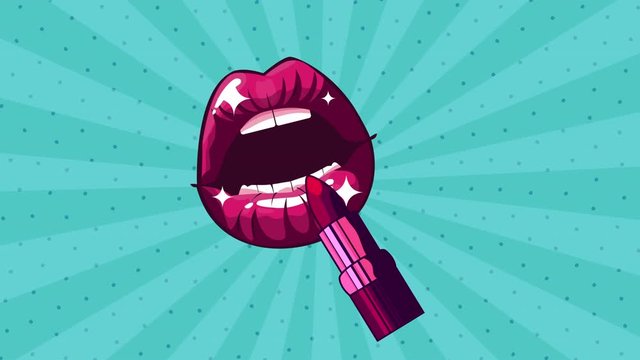 Cartoon Lipstick Images – Browse 59,617 Stock Photos, Vectors, and ...