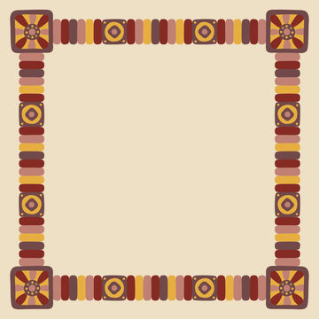 Kente Cloth Clipart Border