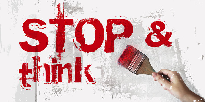 Pause And Think Clip Art