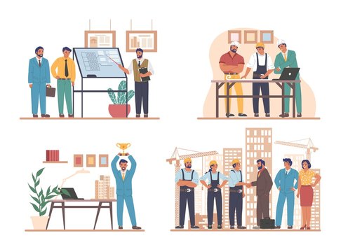 Construction Team Cartoon Images – Browse 7,645 Stock Photos, Vectors ...
