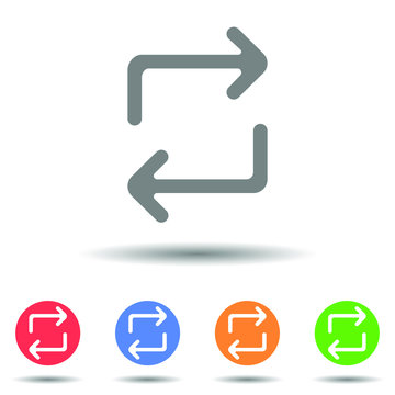 รูปภาพ"Repeat Icon" – เลือกดูภาพถ่ายสต็อก เวกเตอร์ และวิดีโอ261 | Adobe ...