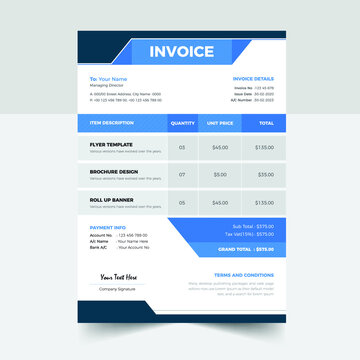 "Invoice Design" Images – Browse 32 Stock Photos, Vectors, and Video ...