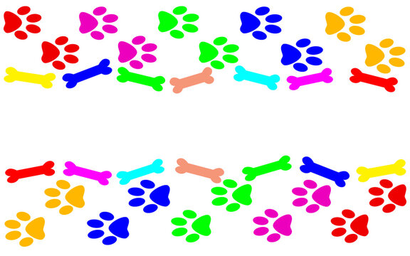 Dog Bone Clipart Border