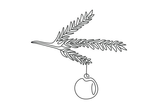 Tree Branch Line Drawing