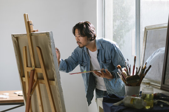 Someone Painting A Picture