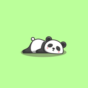 Lazy Panda Wallpaper