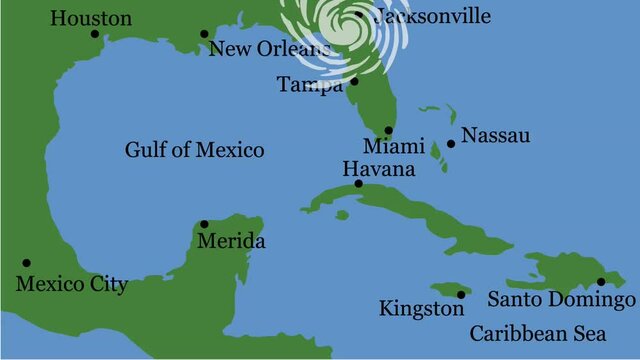 Gulf Of Mexico Map Images – Browse 751 Stock Photos, Vectors, and Video ...