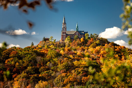 Holy Hill In Fall