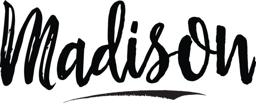 Madison Name Written