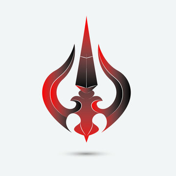 Trishul Logo Design Trident Logo Images – Browse 15,255 Stock