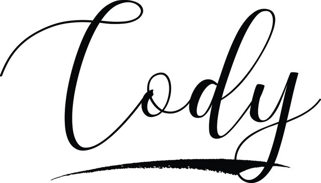 The Name Cody In Cursive