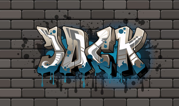 Jack Name In Graffiti
