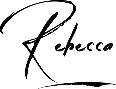 Rebecca Name Art