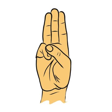 Girl Scout Hand Symbol