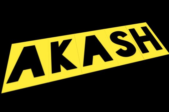 Akash Name 3d Wallpaper