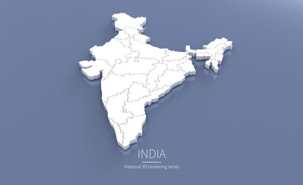 India Map 3D Images – Browse 7,430 Stock Photos, Vectors, and Video ...