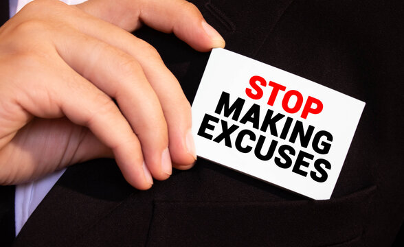 Person Making Excuses